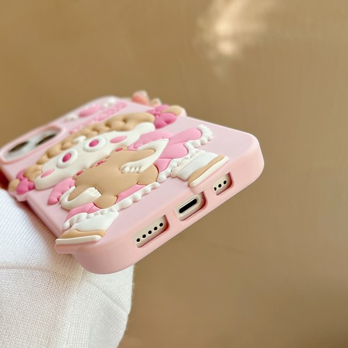 My Girl&Cute Bear Rubber Cell Phone Case Cover for iPhone 11 12 13 14 ...