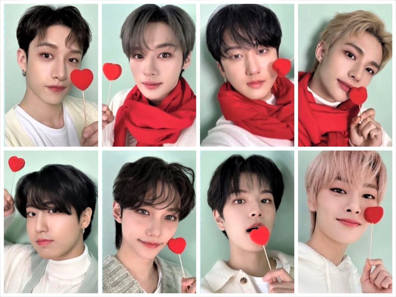 Stray kids NACIFIC Christmas Event Official Photocard Photo Card PC skz ...