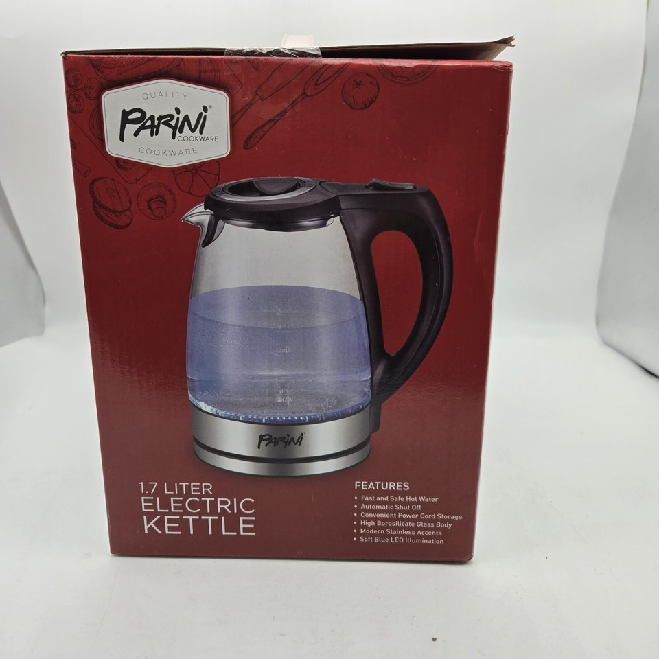 Parini Electric Kettle 1.7 Liter Auto Shut Off NEW SEALED | eBay