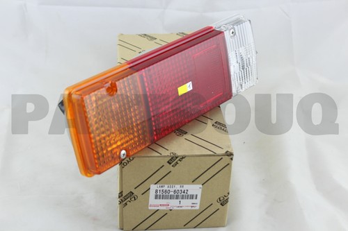 8156060342 Genuine Toyota LAMP ASSY, REAR COMBINATION, LH 81560-60342 ...