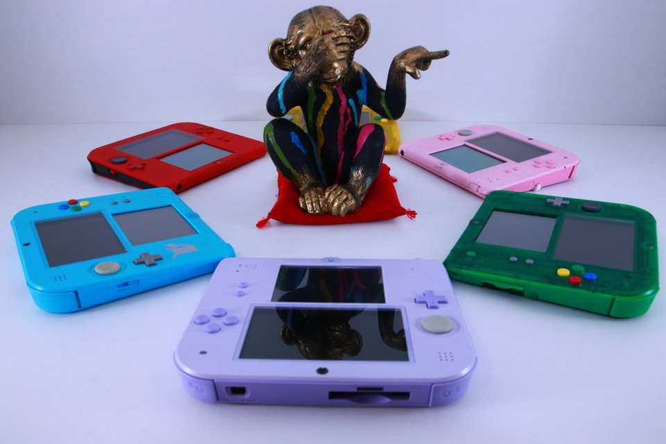 Nintendo 2DS Choice Variation Color & 3Rank With Charger【1Day Shipping ...