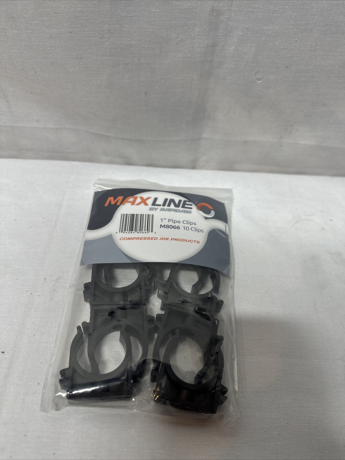 1" RapidAir / MaxLine Compressed Air Tubing Wall Mounting Clips 10 PC ...