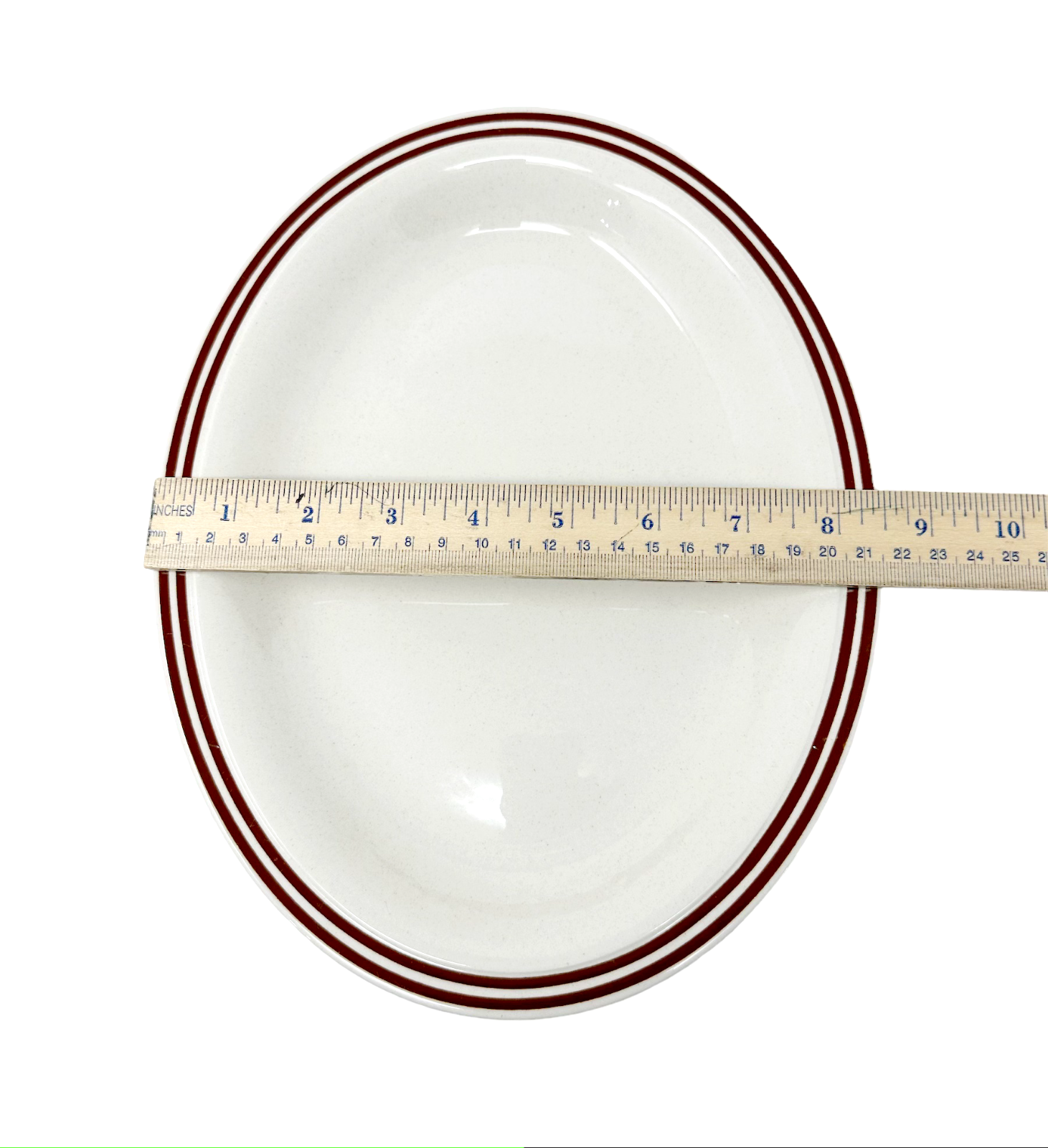 2 Vintage STEELITE INTERNATIONAL Plates Salad Dinner Serving Oblong ...