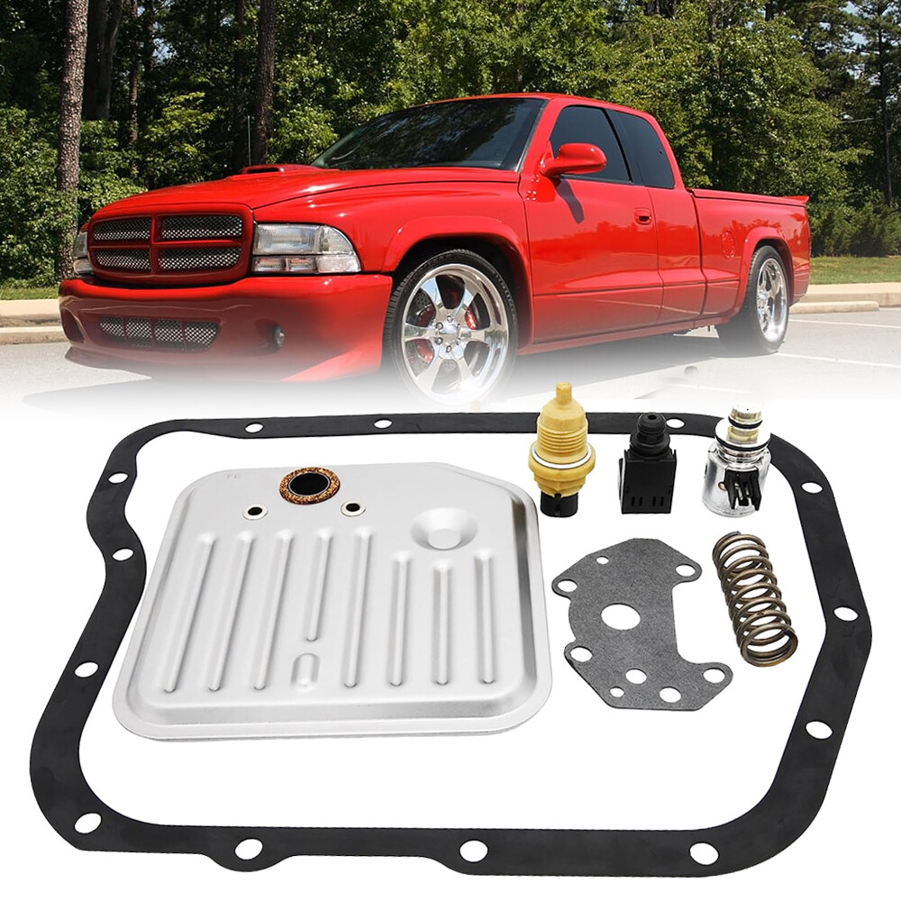 A518 46RE 48RE Transmission Filter Kit w/ Solenoid Sensor For Dodge Ram ...