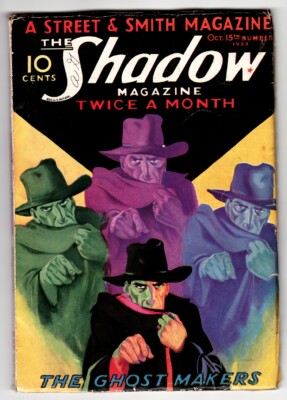 PULP: SHADOW 1932 October 15-The Ghost Makers-STREET AND SMITH-RARE ...