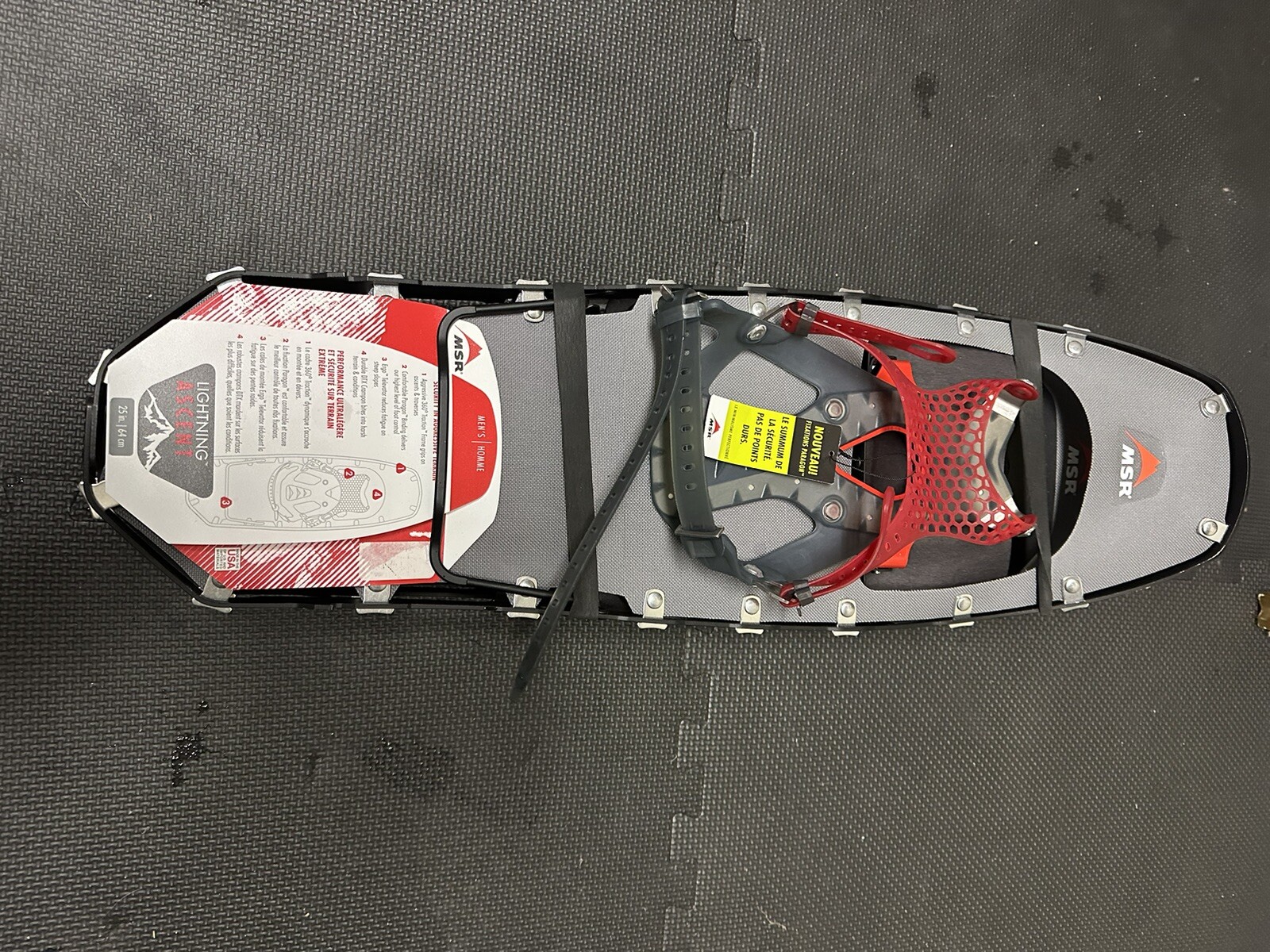 MSR Lightning Ascent Backcountry 25 inch Snowshoes with Paragon Binding ...