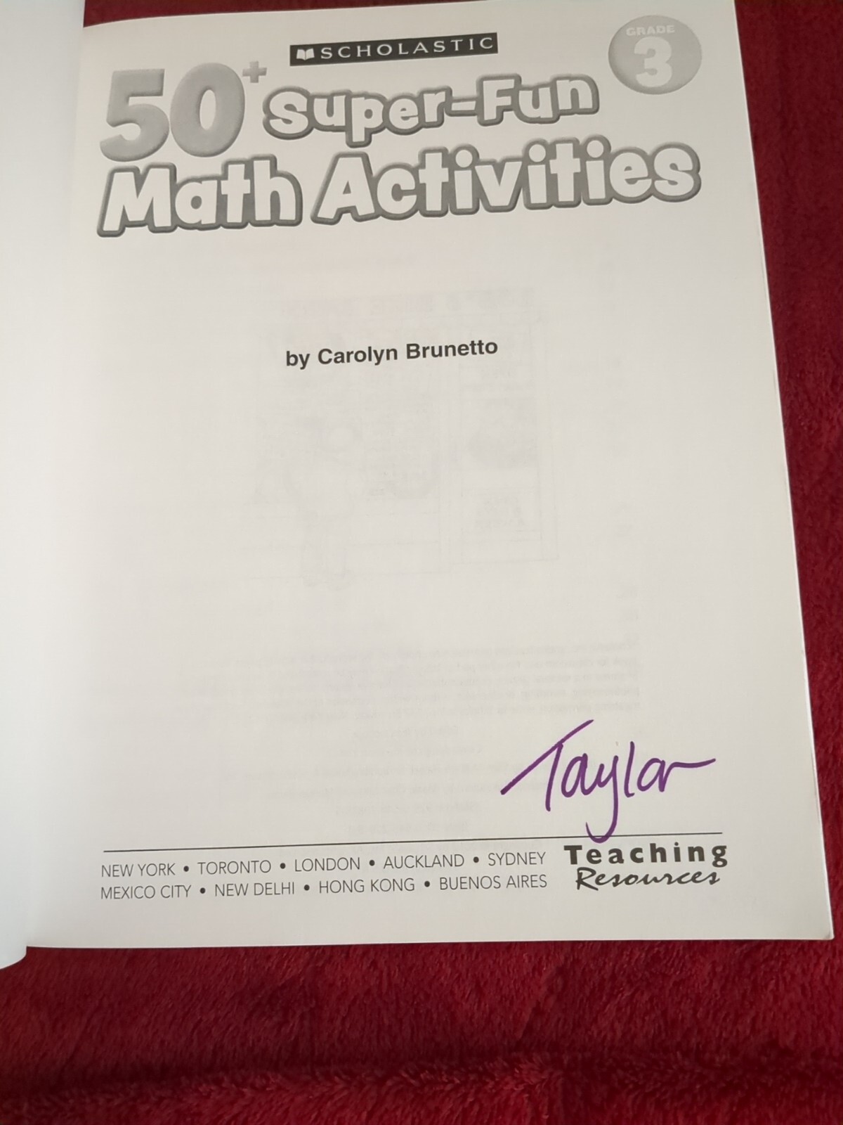 50+ Super-Fun Math Activities: Grade 3 by Carolyn Ford Brunetto (2010 ...