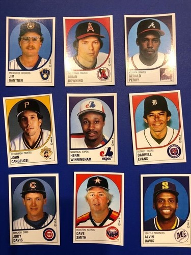 Set x 9 Panini stickers baseball players 1988, new. | eBay