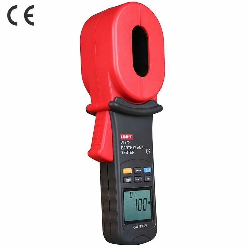 UNI-T UT275 Auto Earth Ground Resistance Clamp Meter 2.2" LCD Range 0. ...
