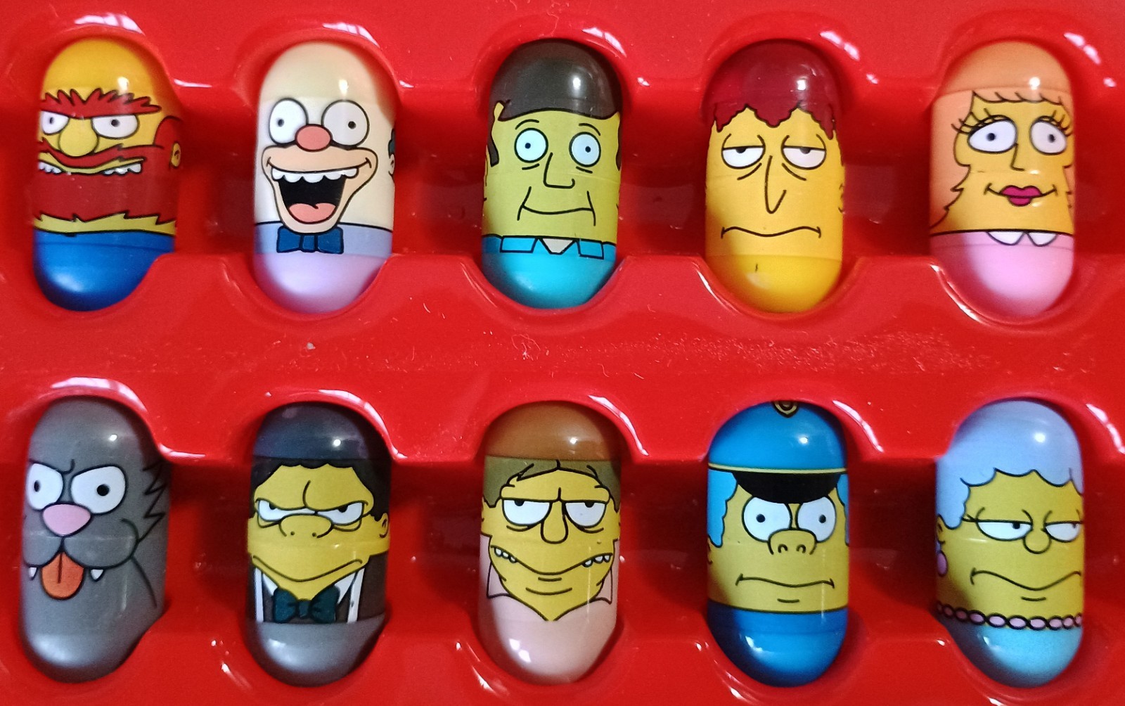 VINTAGE 2004 THE SIMPSONS MIGHTY BEANZ COMPLETE SET 1-40 IN RED ...