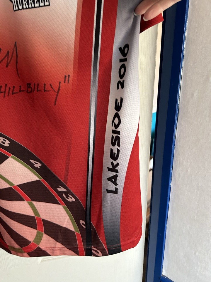 Signed James Hurrell Darts Shirts | eBay UK