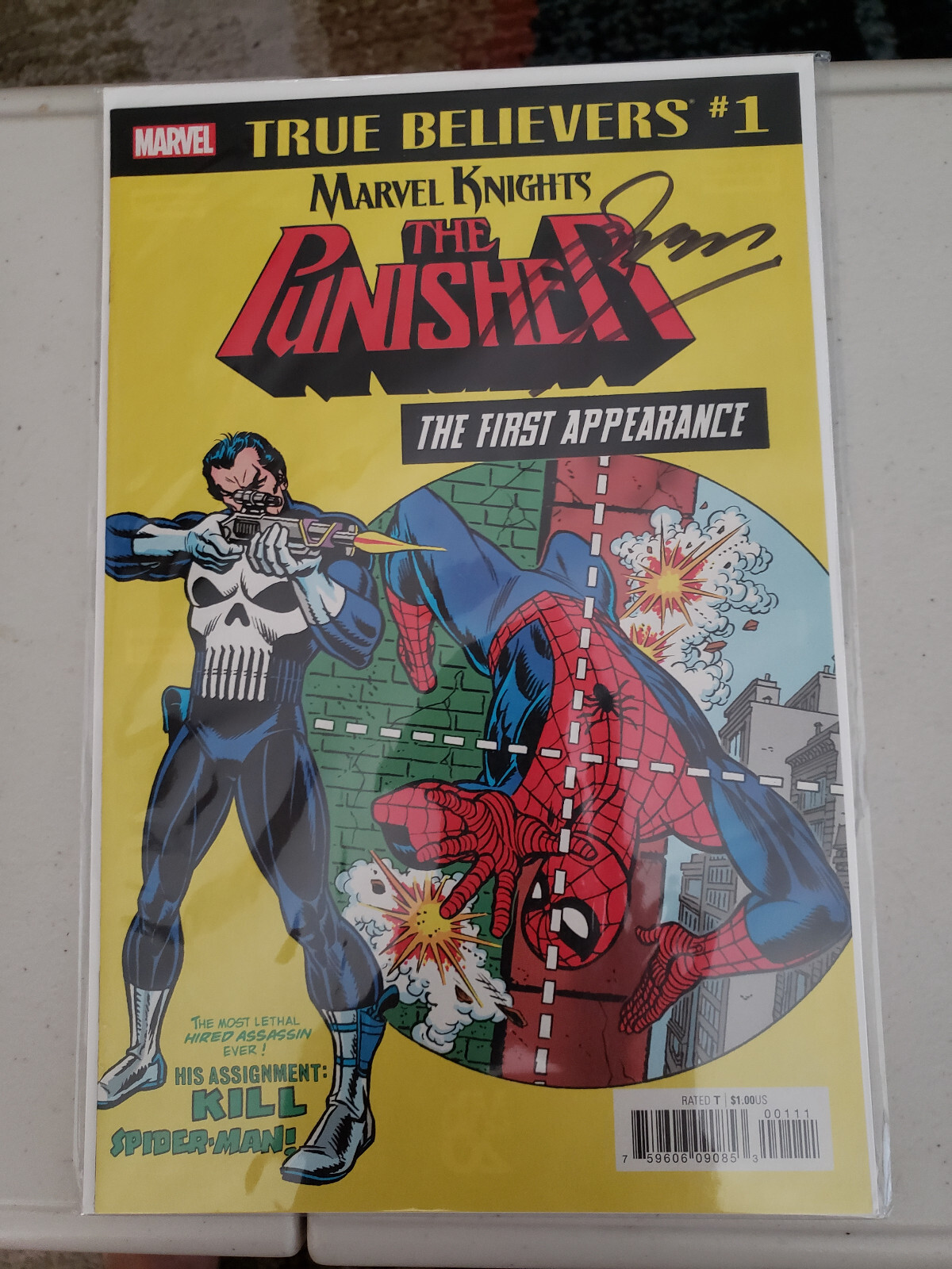 True Believers #1 Amazing Spider-Man 129 Reprint MCU NM+ signed Gerry ...