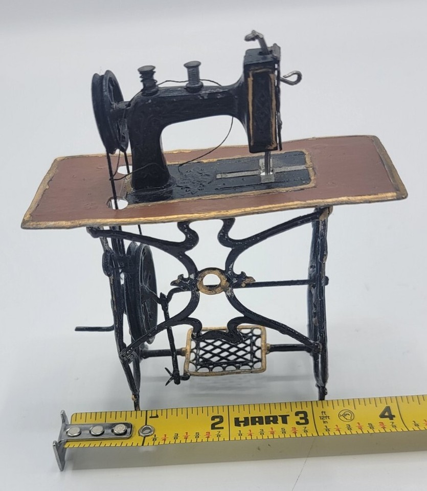 1800s Soft Metal German Miniature Sewing Machine | eBay