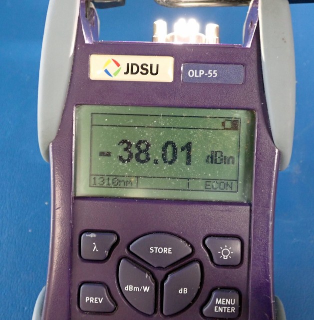 JDSU Olp-55 Optical Power Meter 780nm to 1650nm 20 DBM for sale online ...