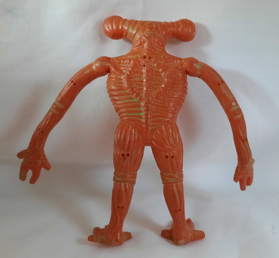 Vintage UFO Files Orange Bendable Plastic Alien Figure, 1985 | eBay