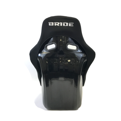 NEW BRIDE ZETA II Black Cloth Seats Low Max & Side Mounts Sliders Rails ...