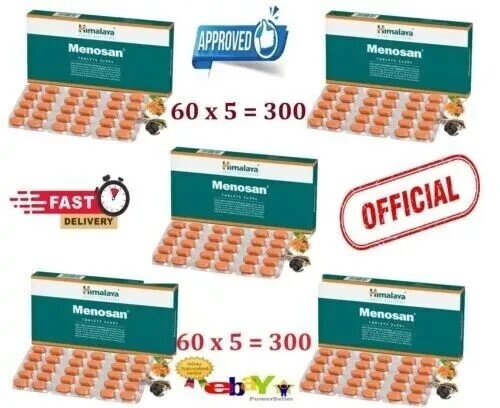 Himalaya Menosan Tablets for Women health 5 boxes Fast Free Delivery ...