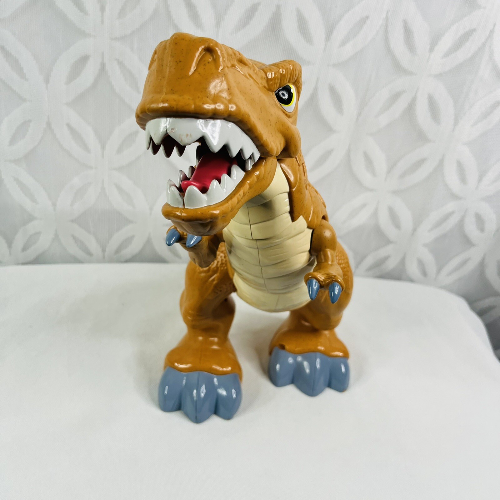 Fisher-Price ImagiNext Mega T-Rex Roaring Motorized Moving 17" Dinosaur ...