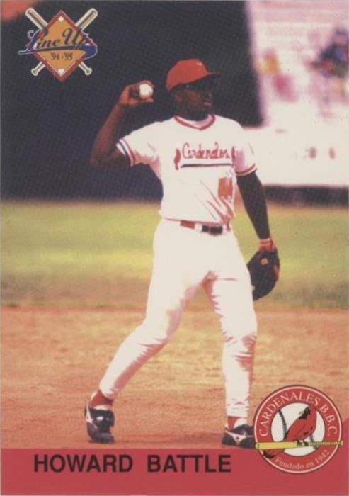 1994-95 Line Up Venezuelan Winter League - Howard Battle #105 for sale ...