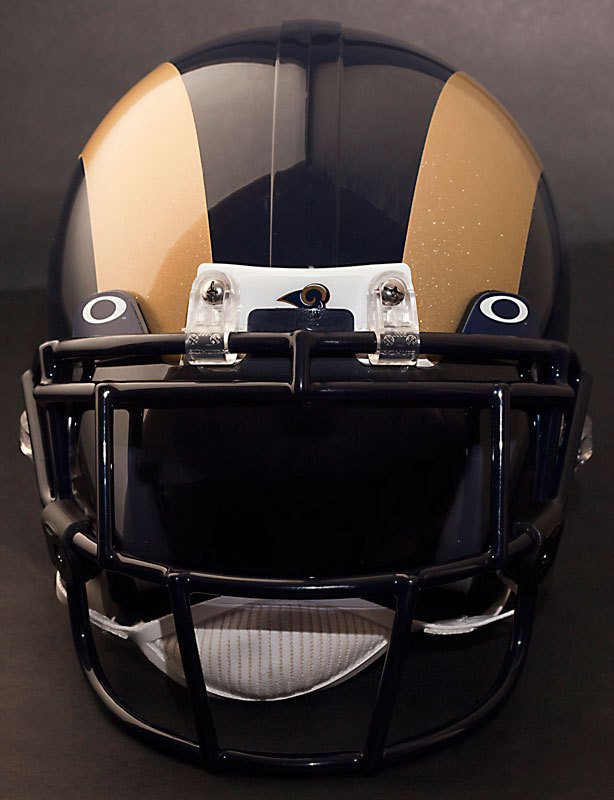 ST. LOUIS RAMS NFL Schutt EGOP Football Helmet Facemask/Faceguard (NAVY ...