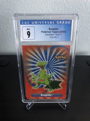 Pokemon TCG RARE Sceptile Topps Advanced Pop-up 8 Of 10Graded Pokemon ...