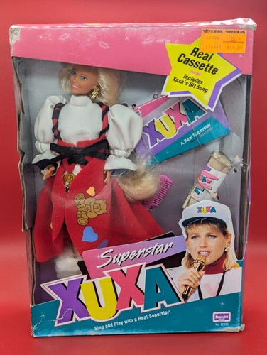 XUXA Superstar FASHION Doll New MIB w/ MUSIC CASSETTE Toy Barbie Size ...