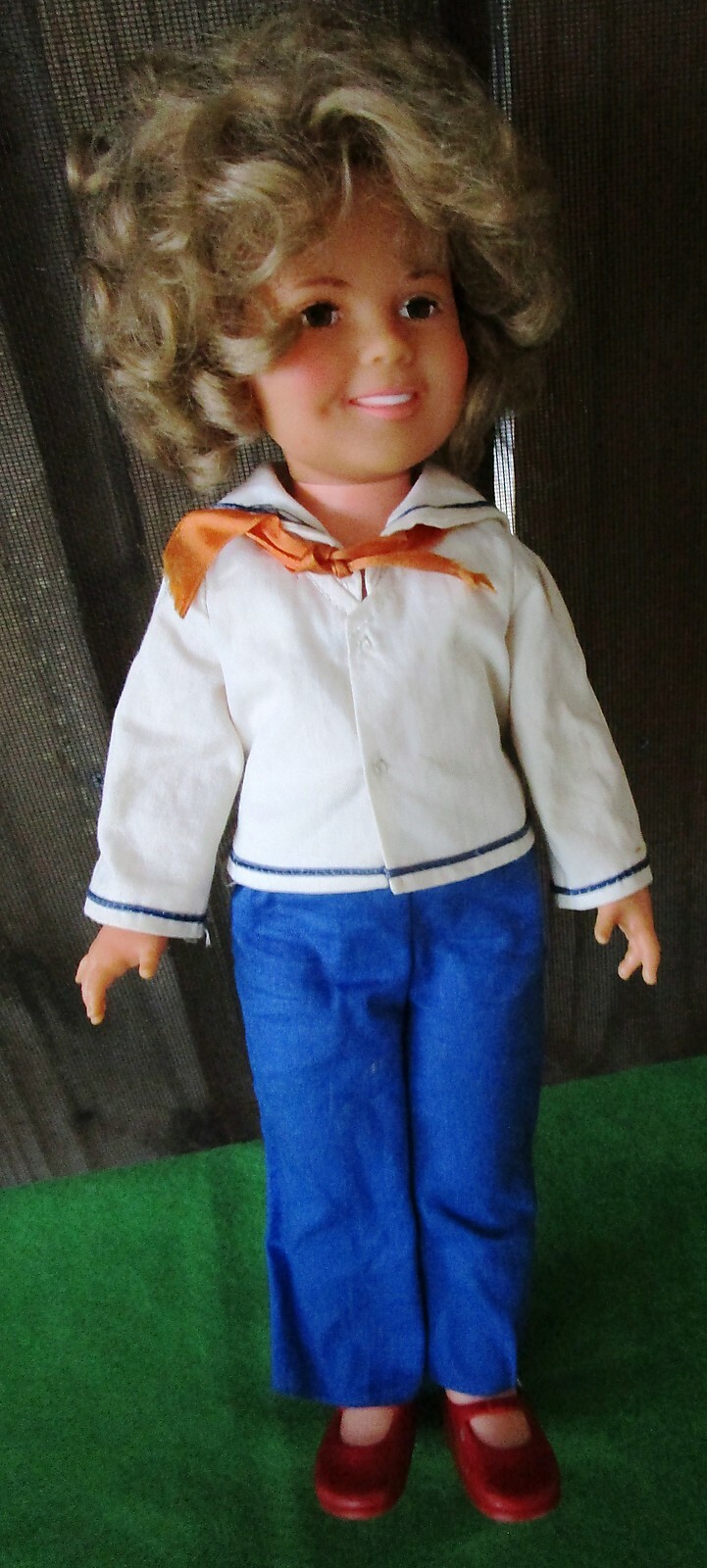 VINTAGE IDEAL 17" SHIRLEY TEMPLE DOLL W/TAGGED CAPTAIN JANUARY SAILOR ...