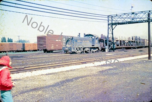 1968 Norfolk and Western SW9 Diesel Locomotive in Chicago Anscochrome ...