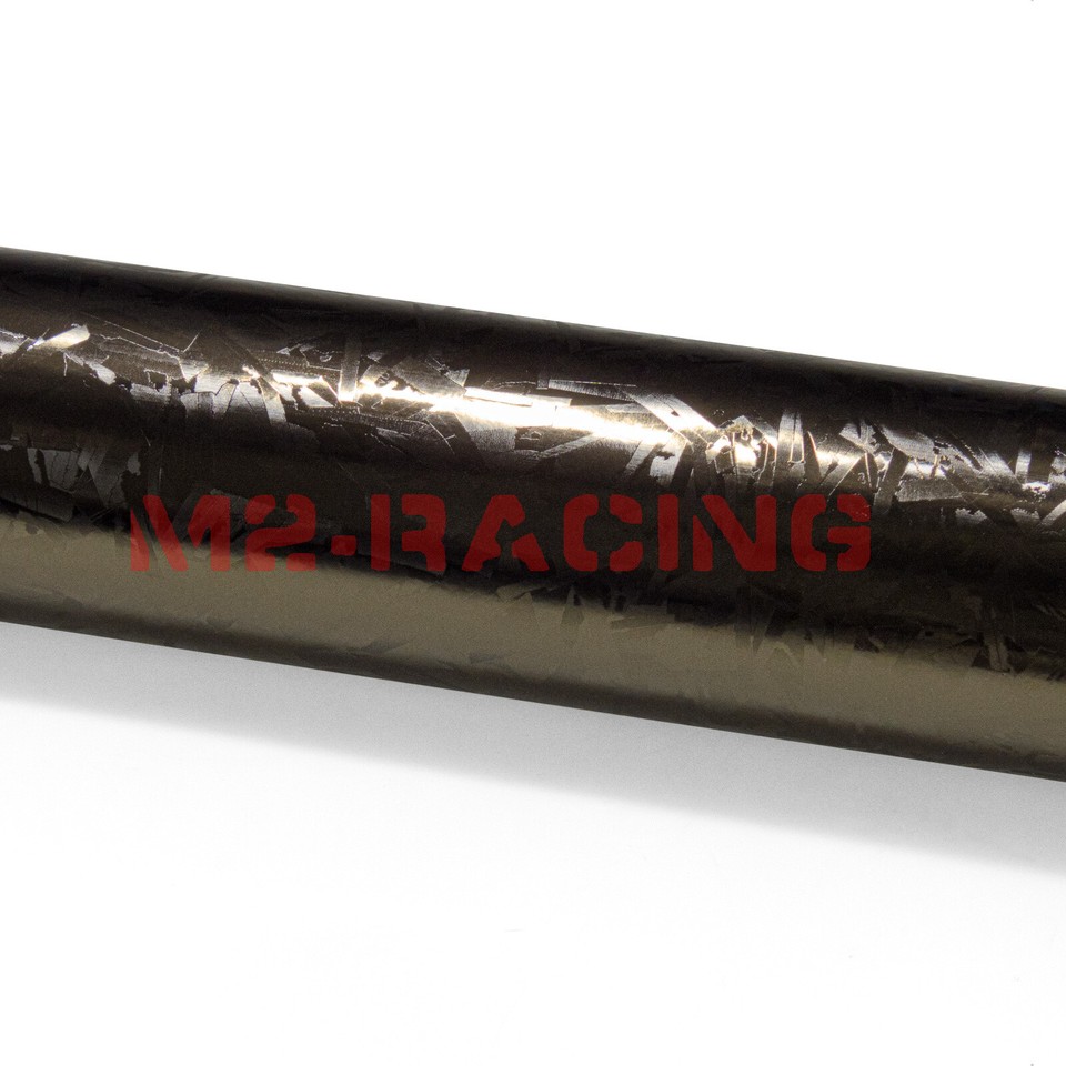 24K Chopped Forged Carbon Fiber Titanium Black Vinyl Wrap Sticker Decal ...