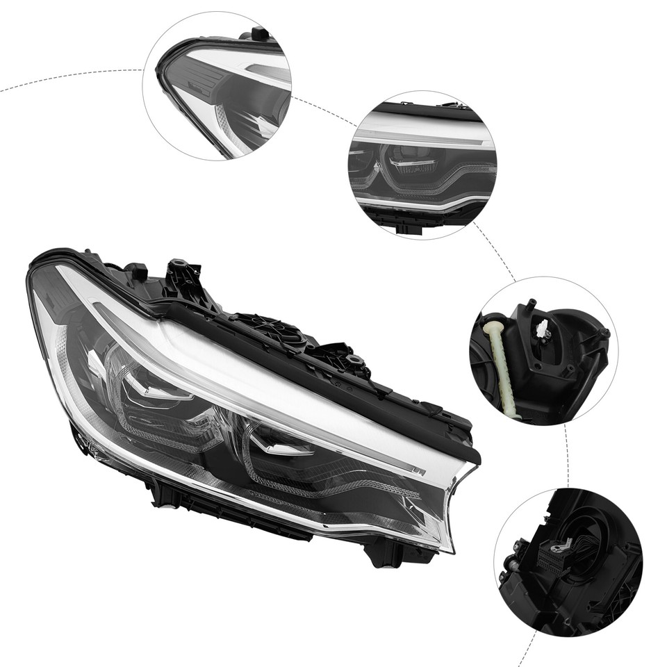 For 2017-2020 BMW 5 M5 G30 G31 540i 550 Full LED Headlight Right ...