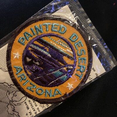 VTG PAINTED DESERT Arizona Sew On Patch | eBay