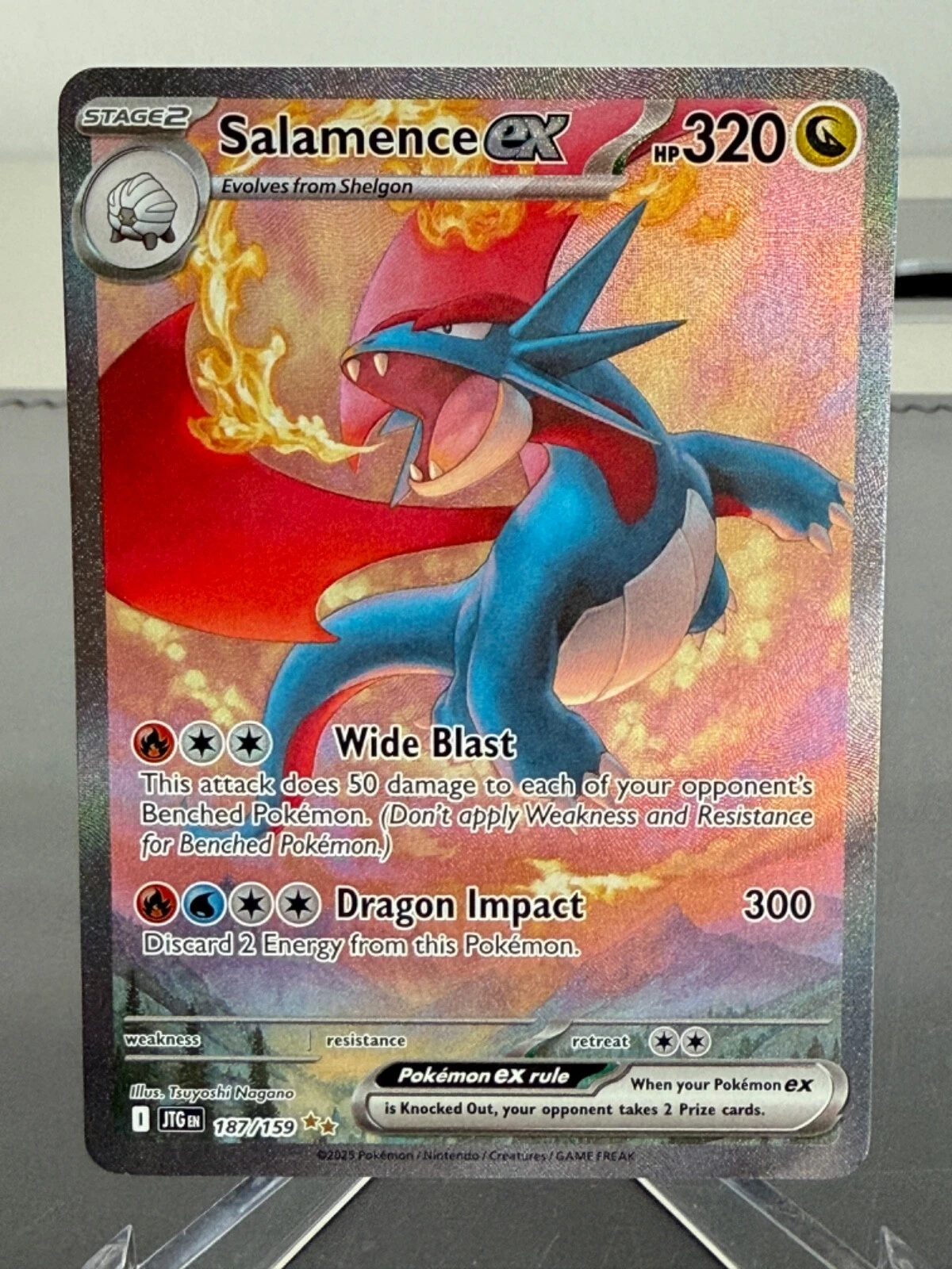Salamence ex 2025 Scarlet & Violet: Journey Together #187/159 Special Illustration Rare Price ...