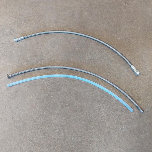 Total Hose SS-9/16-18 UNF Female Threaded-28" Stainless Steel Braided ...