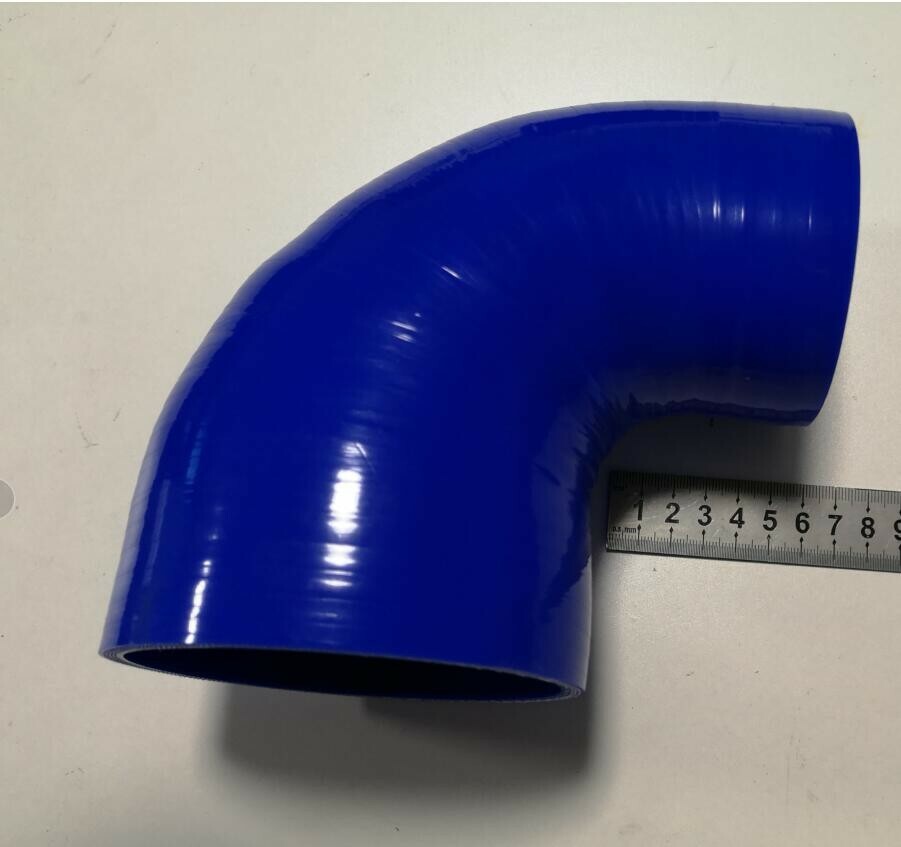 Silicone 90° degree Elbow Reducer Hose 3" to 4" bend for turbo ...