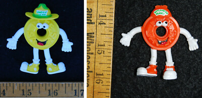[ 1990s LifeSavers Candy - Bendy Figures LEMON & ORANGE - Vintage ...