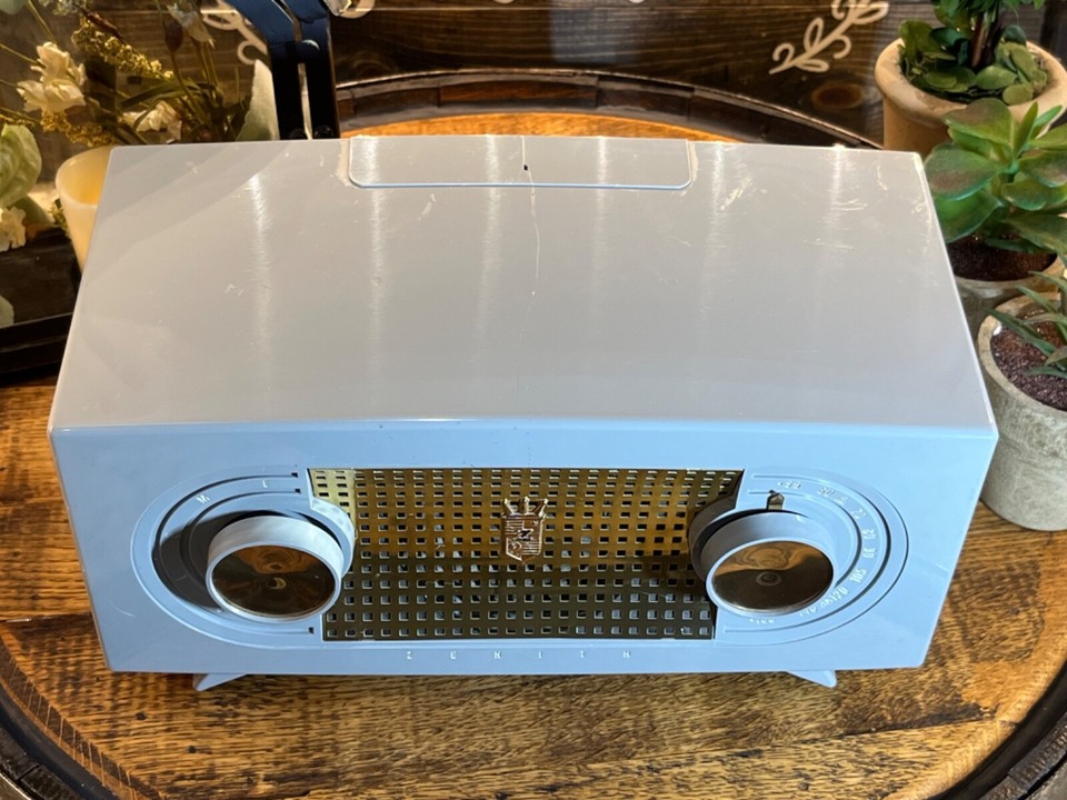 1956 Zenith Tube Radio Model Z-510G with Bluetooth Capability | eBay