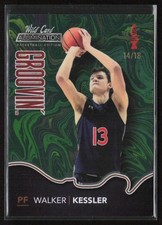 2021-22 Wild Card Alumination - Groovin' Walker Kessler #GG-49 Green ...
