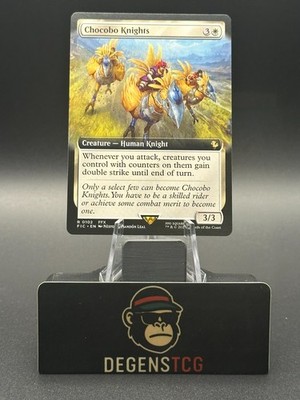 Chocobo Knights Extended Art R MTG Commander Final Fantasy English non ...