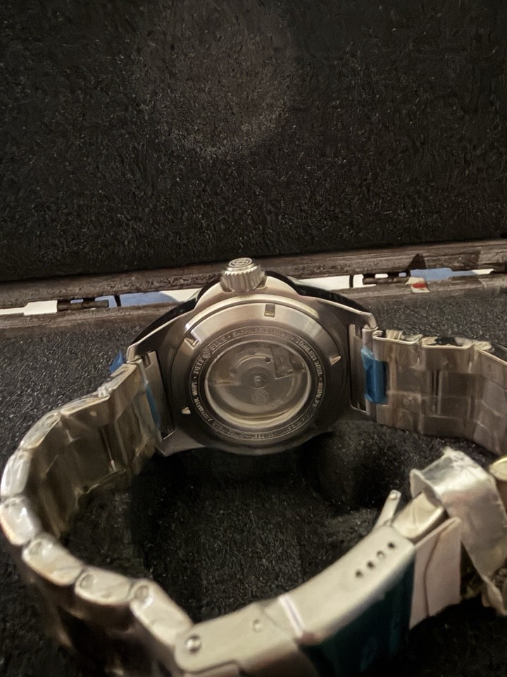 Deep Blue Watch Blue Water Edition 500m Blue / Mother Of Pearl New In ...