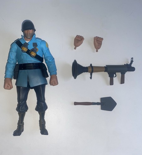 NECA Team Fortress 2 Blue Soldier Figure. | eBay
