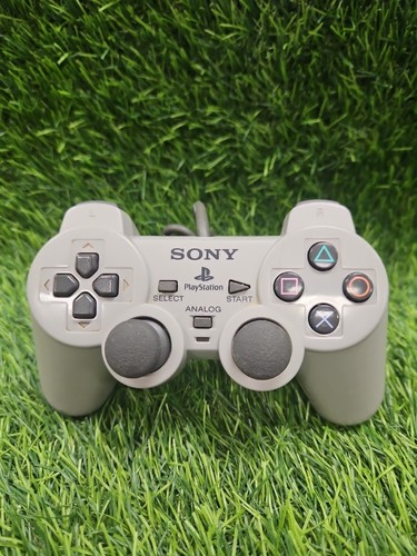 OEM SONY PLAYSTATION ONE PS1 Official Gray Controller SCPH-1200 TESTED ...