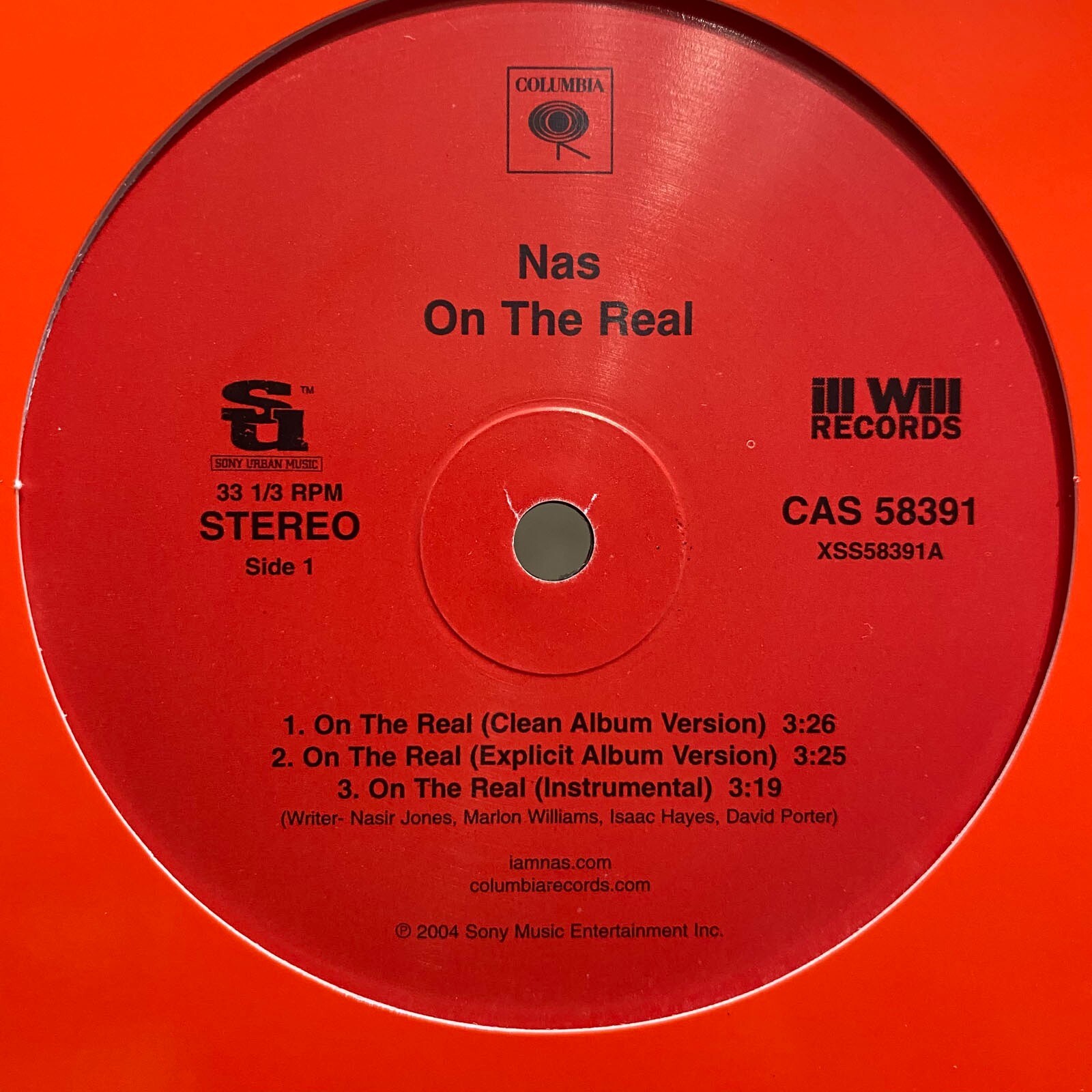 NAS - ON THE REAL / STAR WARS (12") 2004 RARE!! MARLEY MARL + LARGE ...