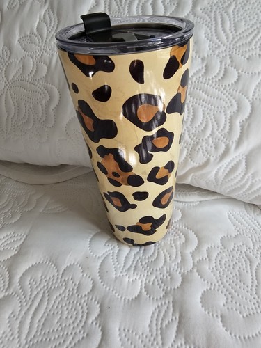 Leopard Steel Tumbler Cup With Lid | eBay