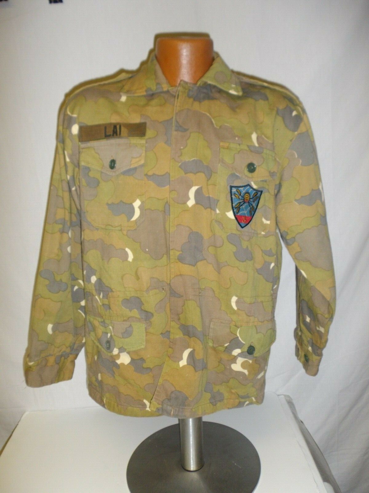 U3B-123 RVN Original Vietnam CSDC Police Field Force Camouflage jacket ...