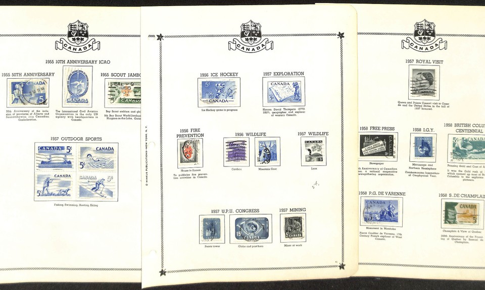 Canada Stamp Collection in Minkus Specialty Album, 1851-1982 | eBay