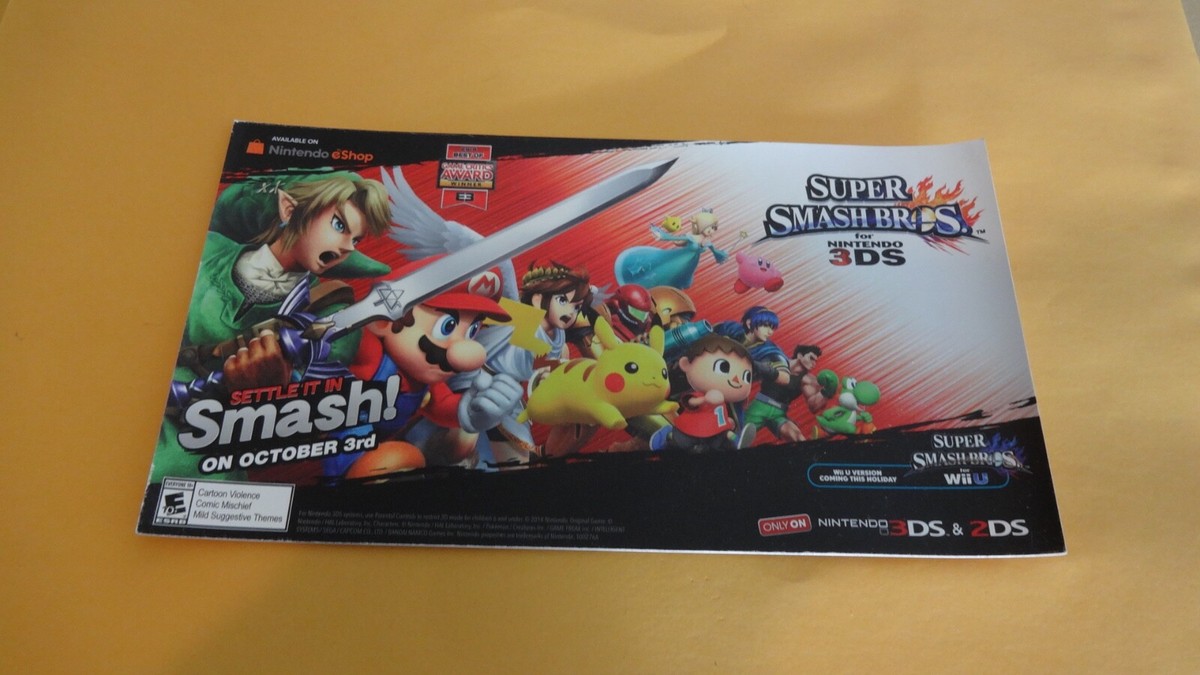 Super Smash Bros 3ds Character Selection Screen