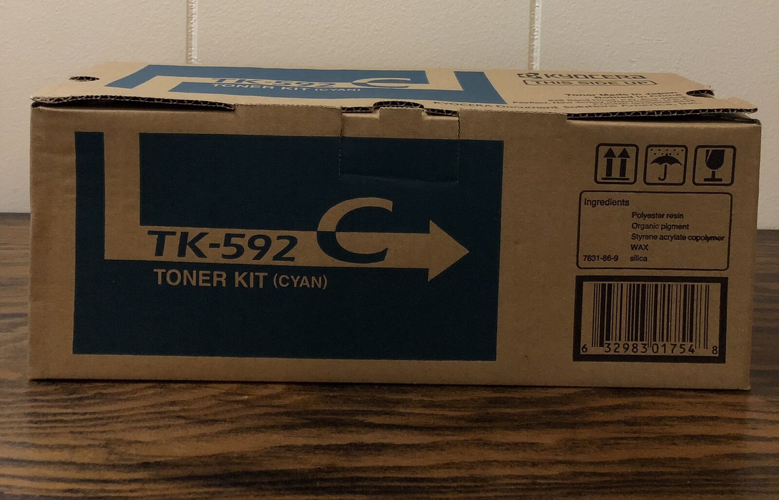 Kyocera Mita TK-592 Toner Kit TK-592C, Cyan for Kyocera ECOSYS P6026cdn ...