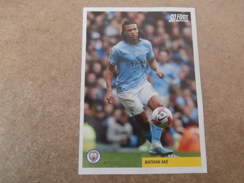 NATHAN AKE (MANCHESTER CITY), RARE FOOTBALL ROOKIE CARD SO FOOT (JT29 ...