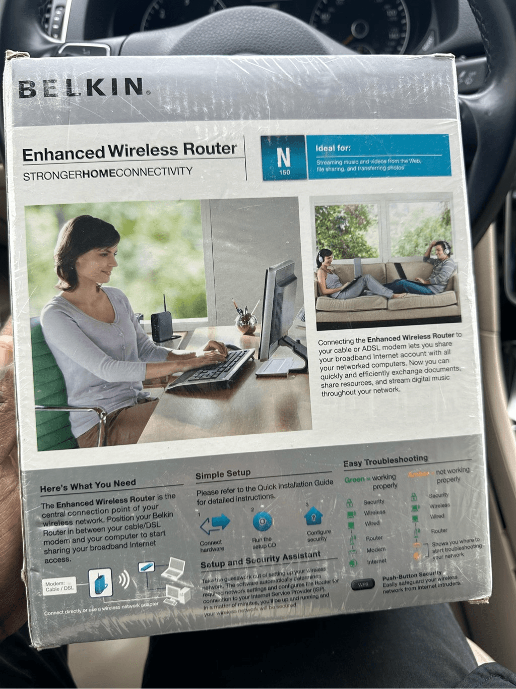 NEW SEALED Belkin Enhanced Wireless Router #N150 | eBay