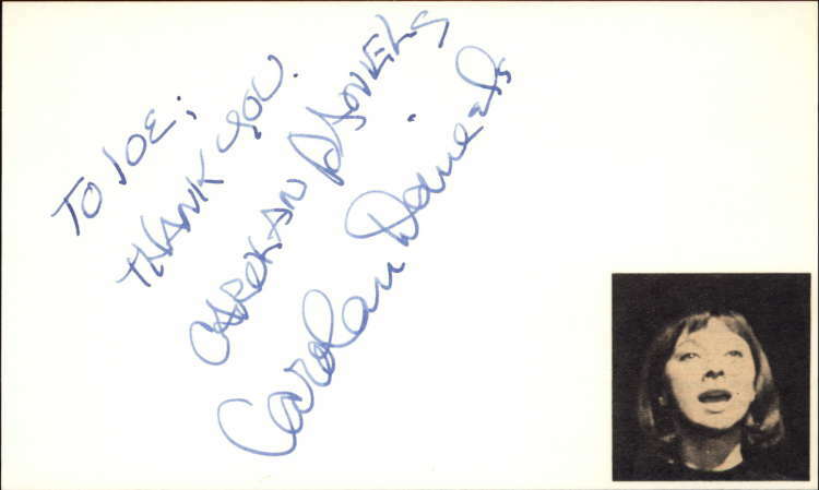 Carolan Daniels Actress Wild Wild West Signed 3" x 5" Index Card | eBay